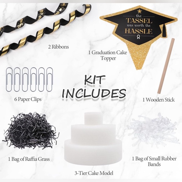 Party Supplies | Graduation Money 3tier Cake Kitnew | Poshmark